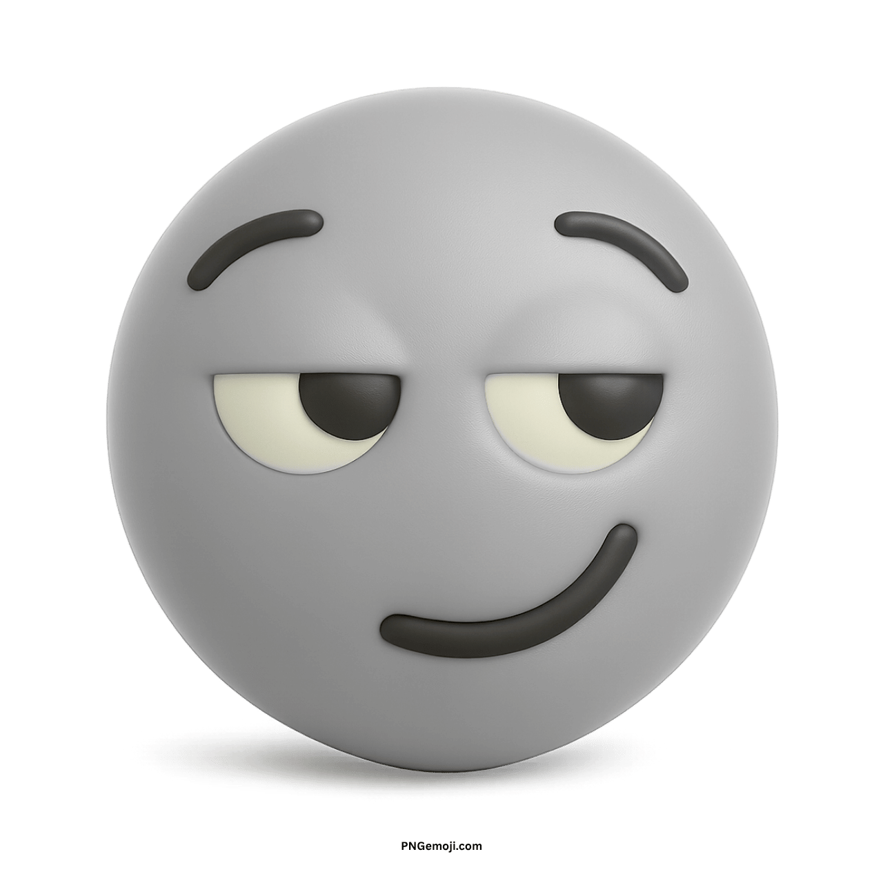 Smirking Face Emoji PNG with Transparent Background – PNG Emoji